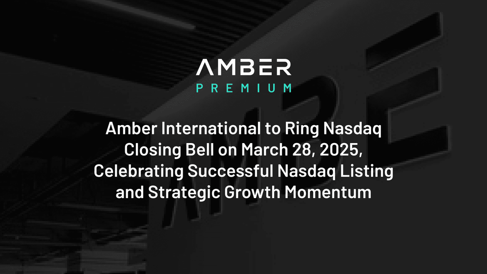 Amber International Holding Limited Rings the Closing Bell